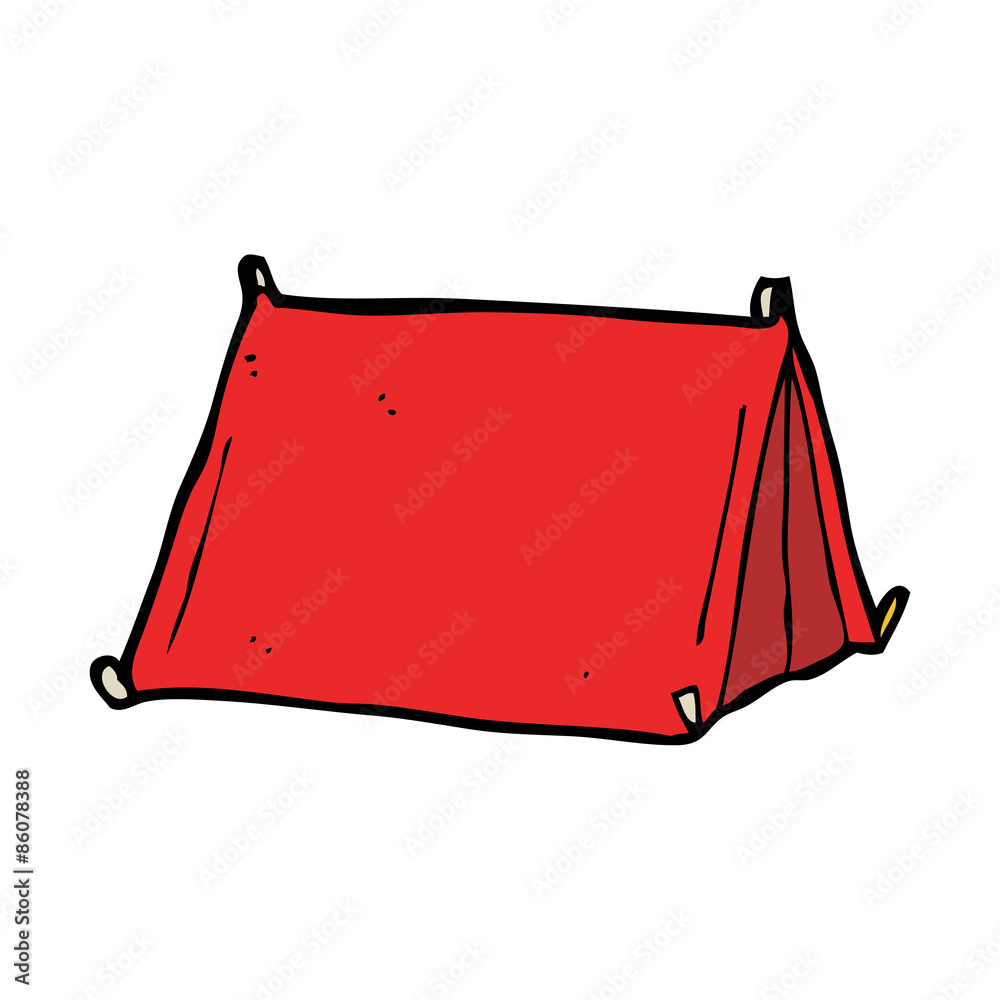 cartoon traditional tent Stock Vector | Adobe Stock
