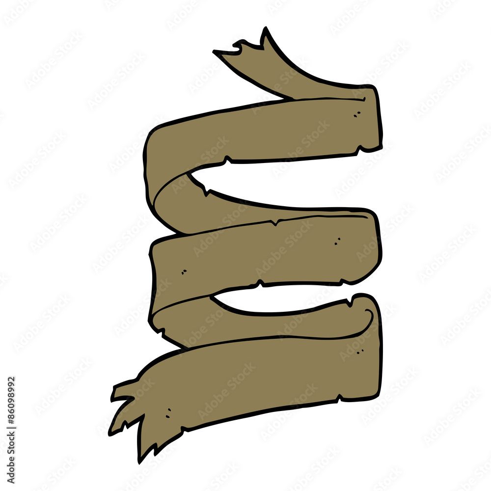 cartoon old scroll Stock Vector | Adobe Stock