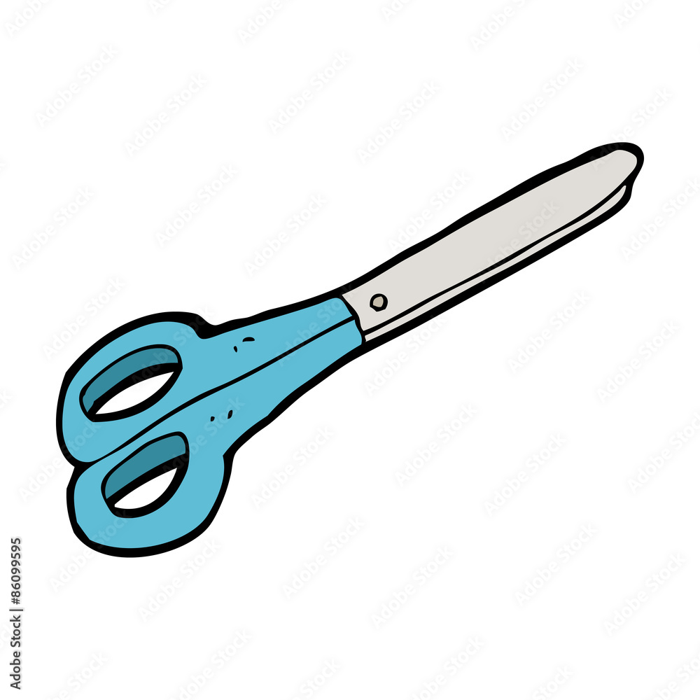 cartoon scissors Stock Vector | Adobe Stock
