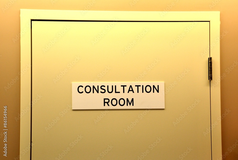 Consultation room sign Stock Photo | Adobe Stock