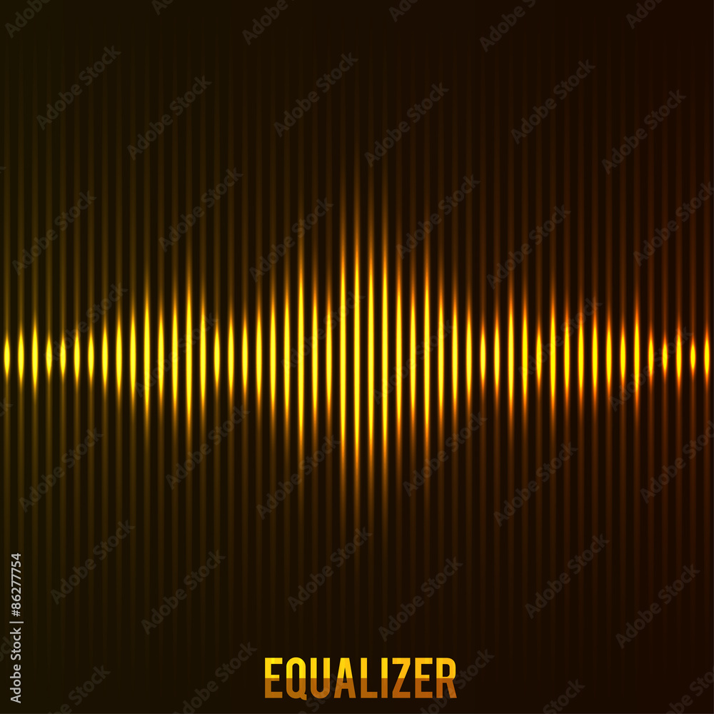 vector illustration of illustartion of digital equalizer Stock Vector ...
