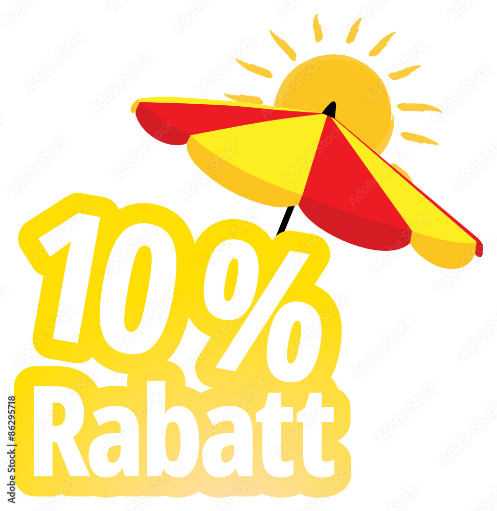 10% Rabatt Stock-Vektorgrafik | Adobe Stock