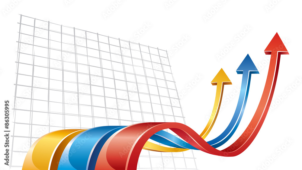 Waving Arrows Stock Vector | Adobe Stock