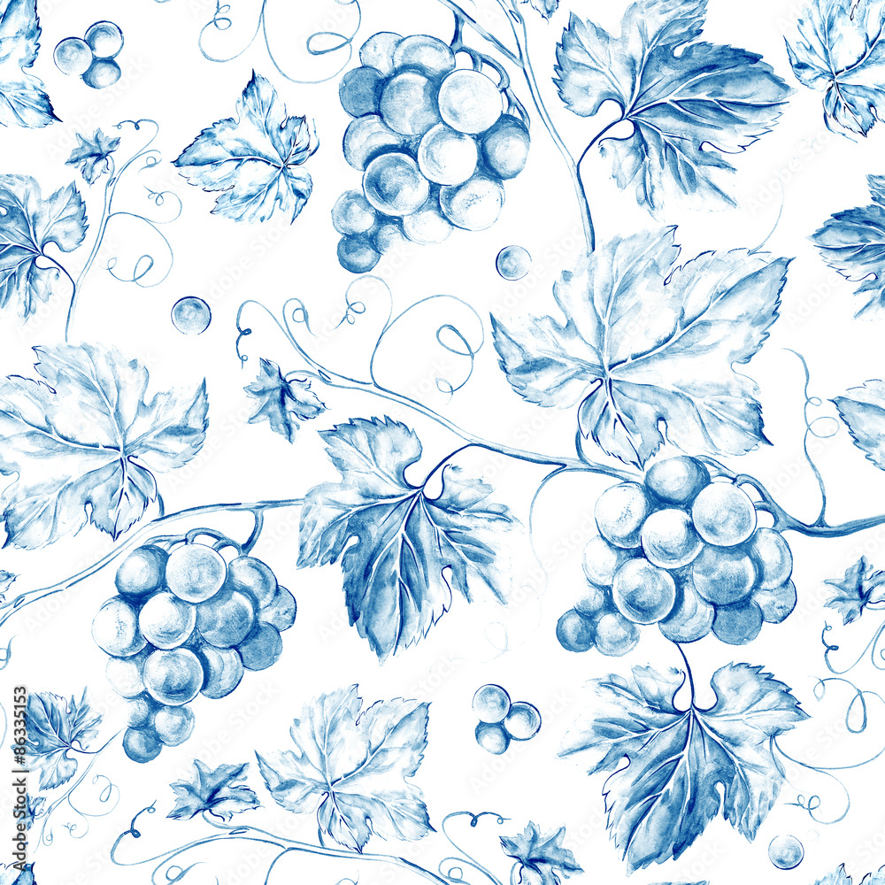 Vine seamless background. Stock Illustration | Adobe Stock