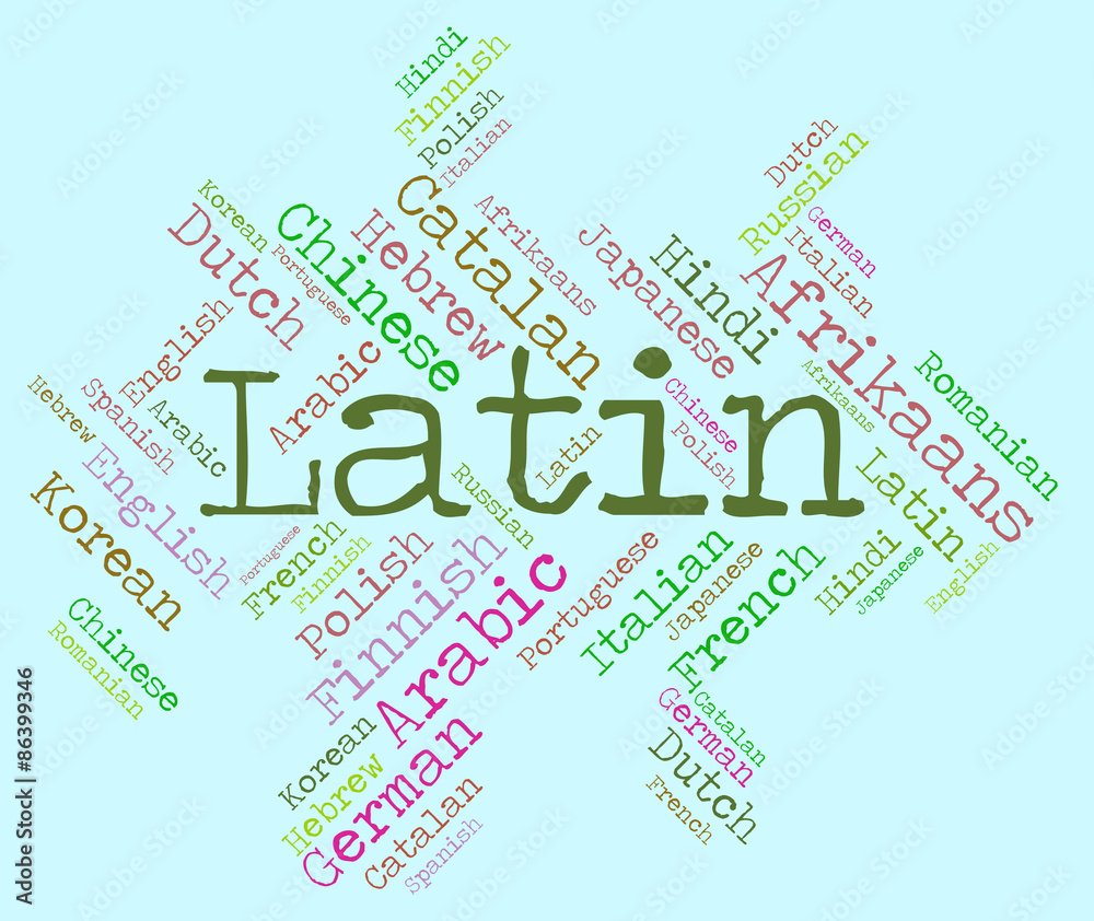 Latin Language Clipart