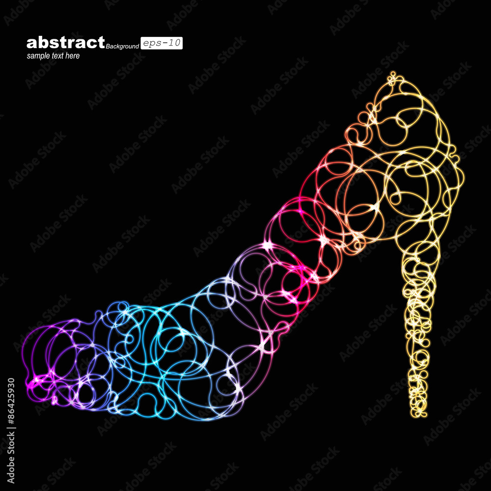 Abstract technology lines vector background Stock Vector | Adobe Stock
