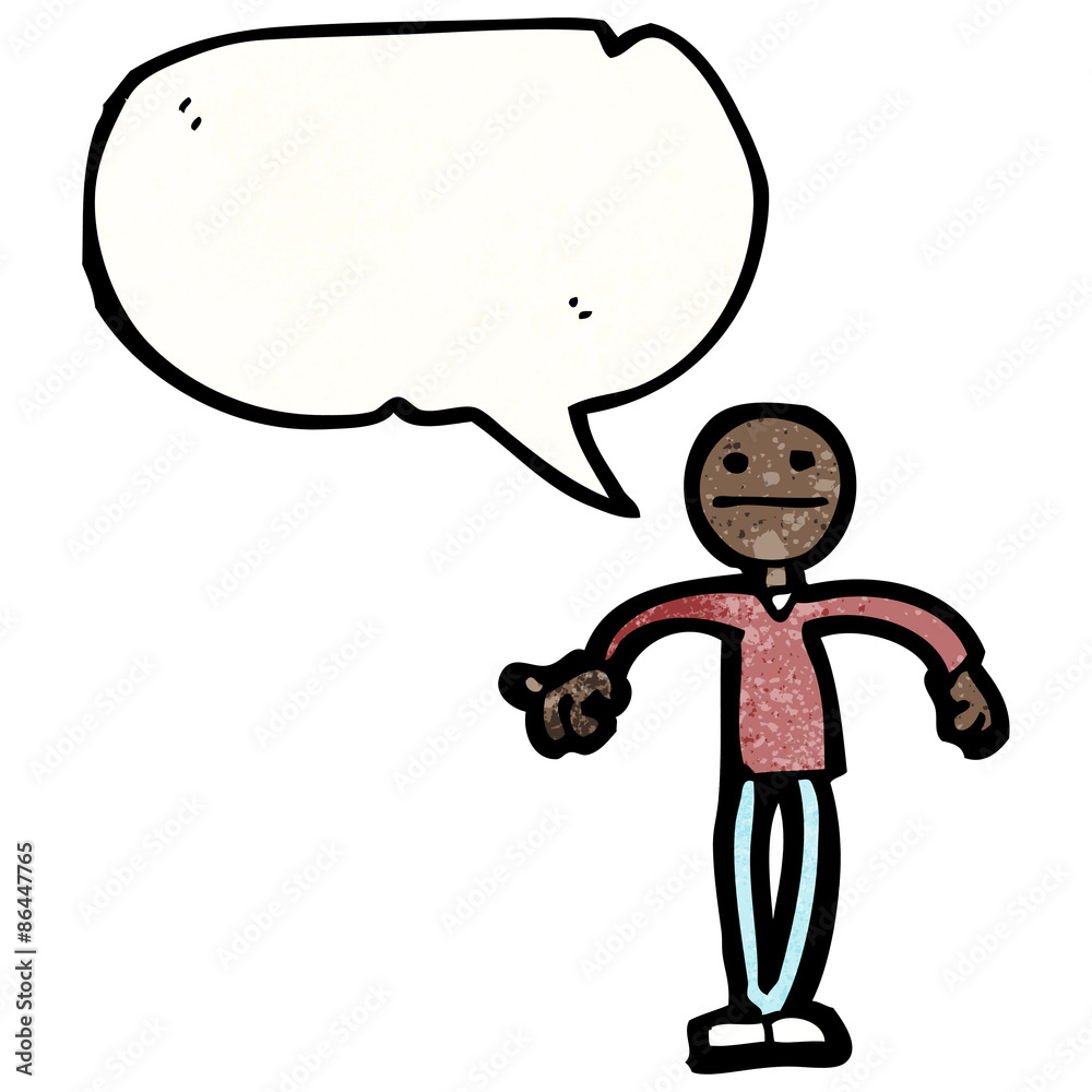 Shrugging Stick Figure