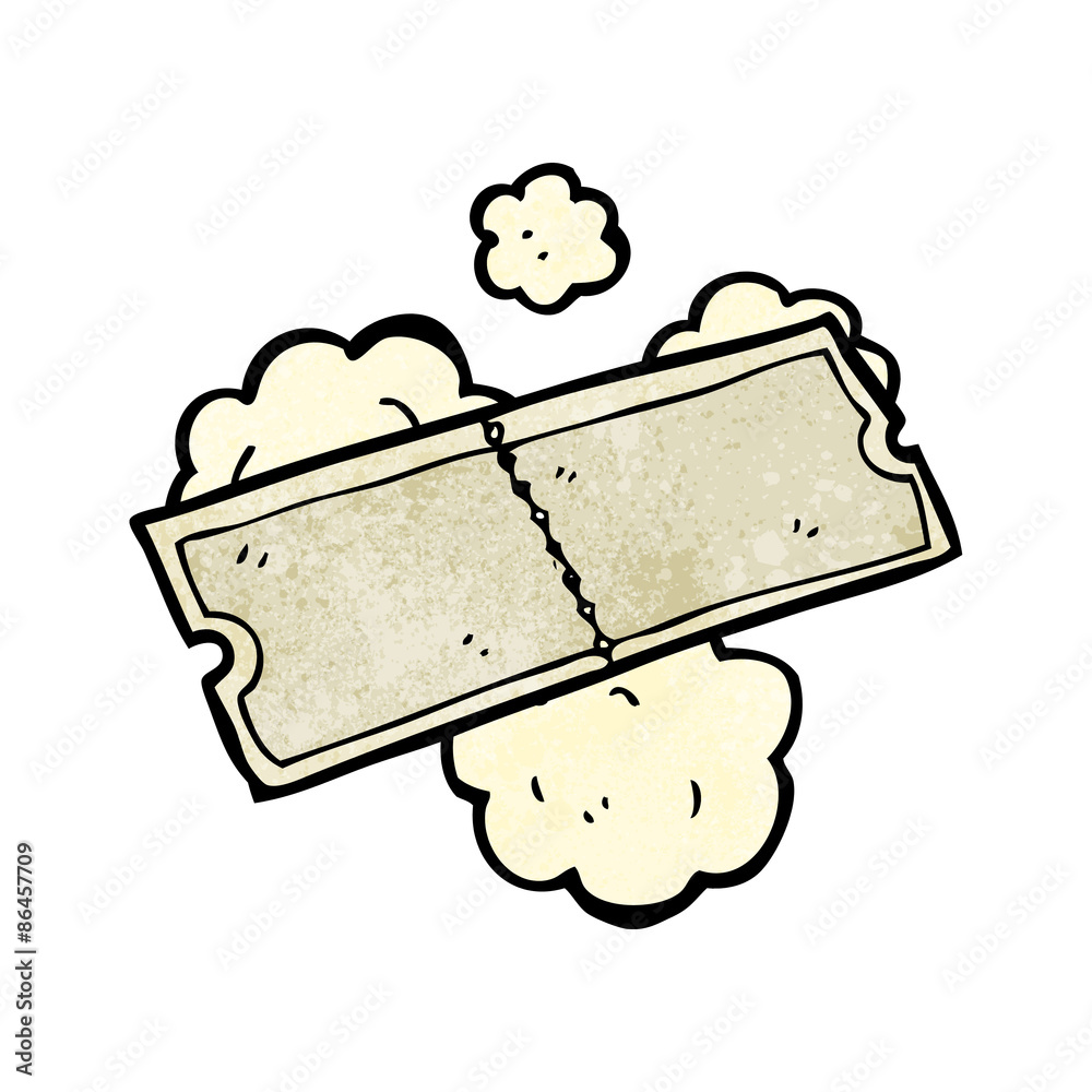 cartoon old movie ticket Stock Vector | Adobe Stock