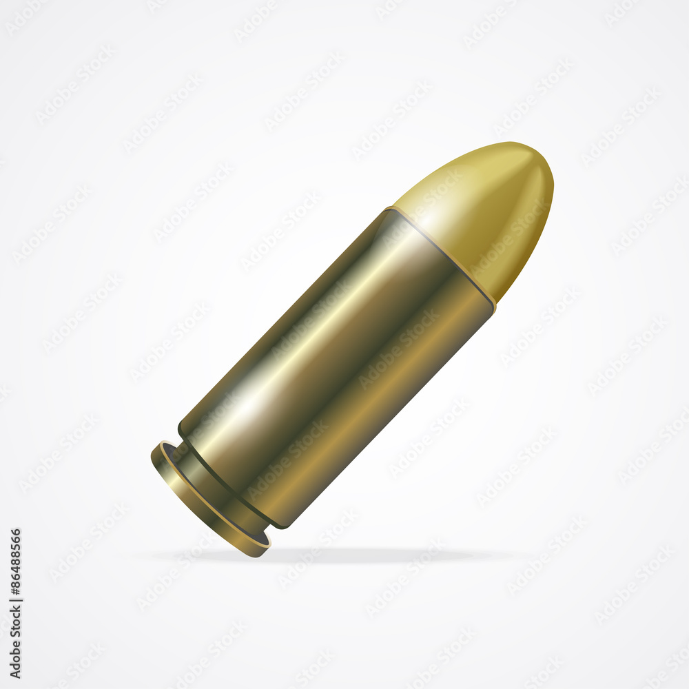 Vector Pistol Bullet Stock 벡터 | Adobe Stock