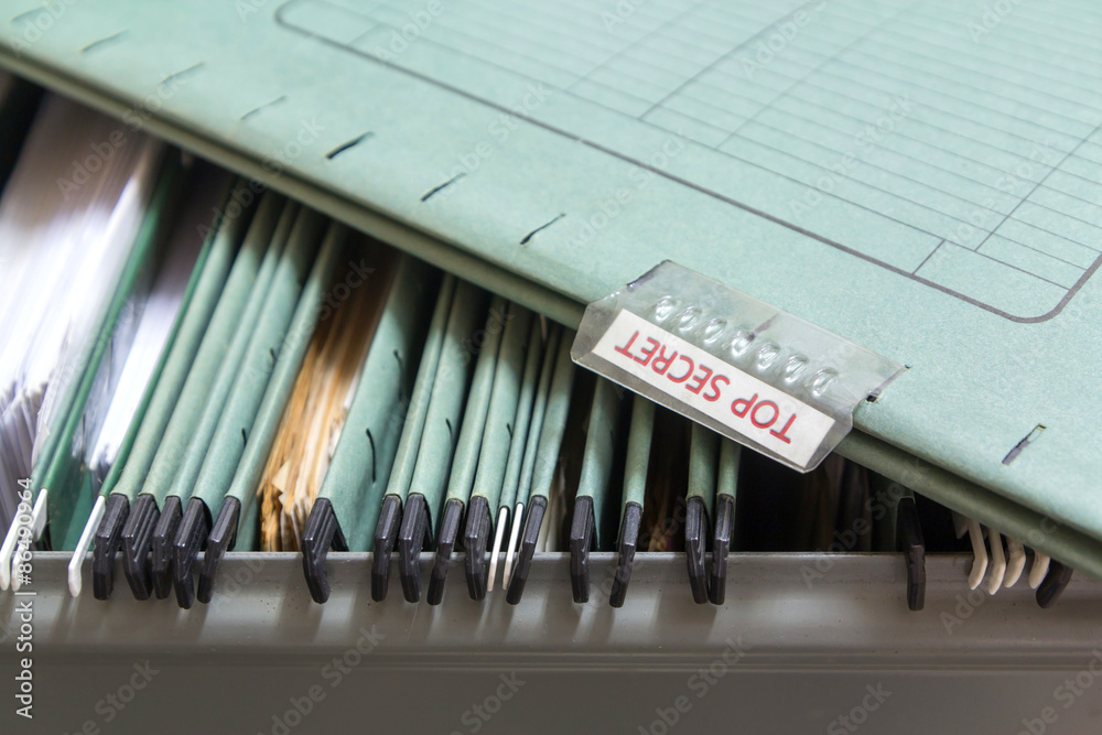 File folders in a filing cabinet Stock Photo | Adobe Stock