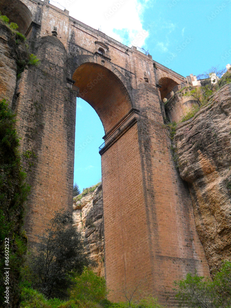 Le pont neuf de Ronda, puente nuevo Stock Photo | Adobe Stock