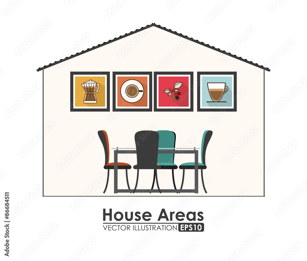 House areas design Stock Vector | Adobe Stock