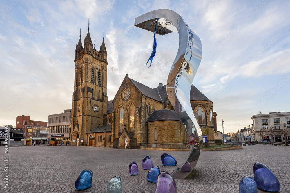 St John Square Blackpool Stock Photo | Adobe Stock