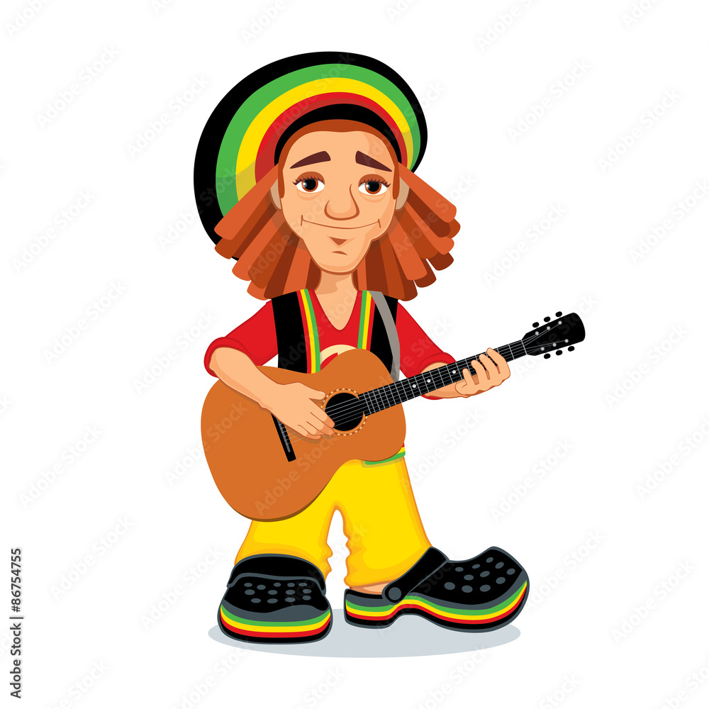 White Rasta Man