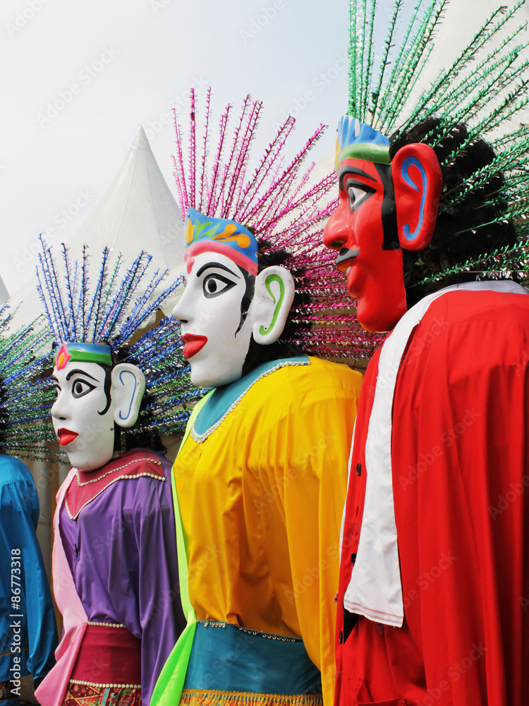 Ondel-Ondel Dolls Stock Photo | Adobe Stock