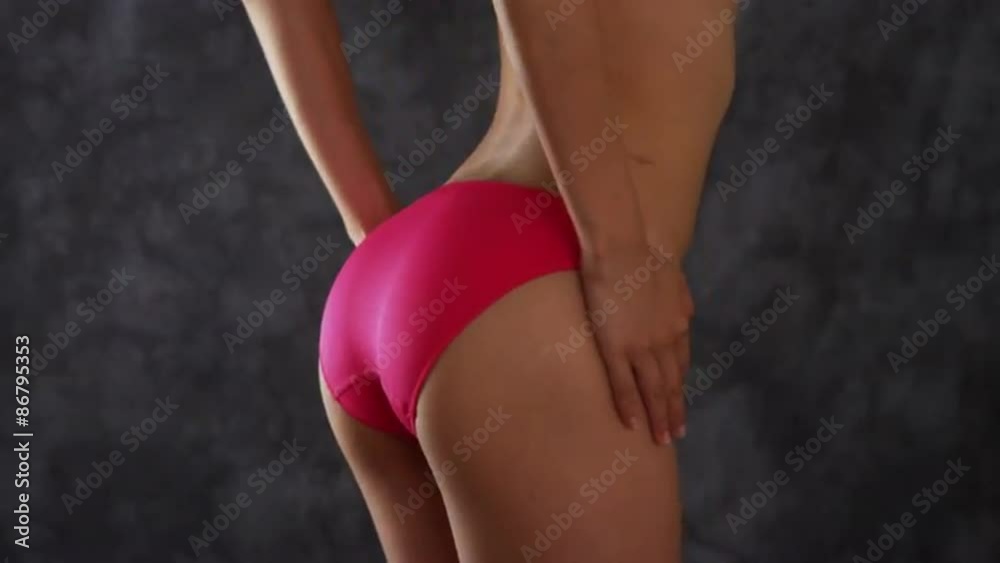 Hot Woman Swaying Her Hips In Her Underwear Stock Video Adobe Stock