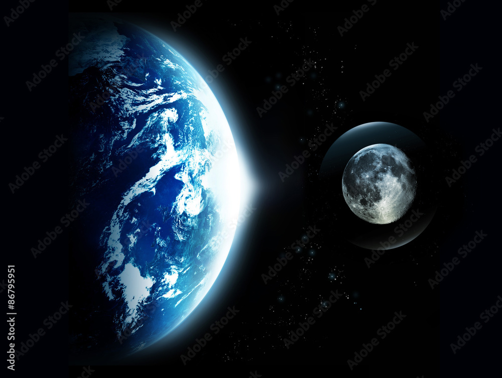 Nasa Sun Earth Moon Model