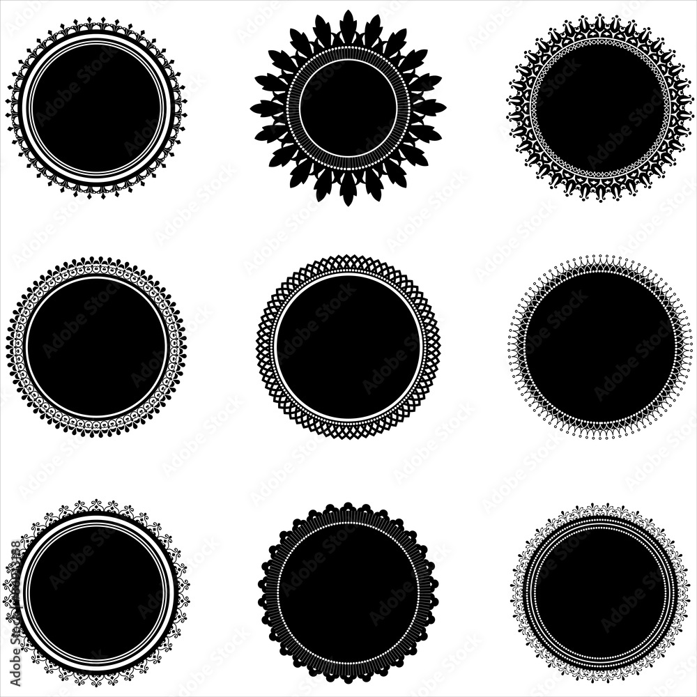 Emblem Seals Set Stock Vector | Adobe Stock