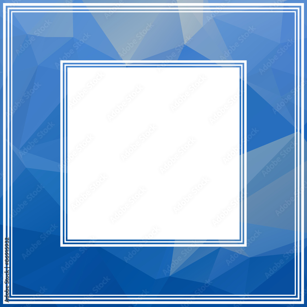 bright blue border Stock Vector | Adobe Stock
