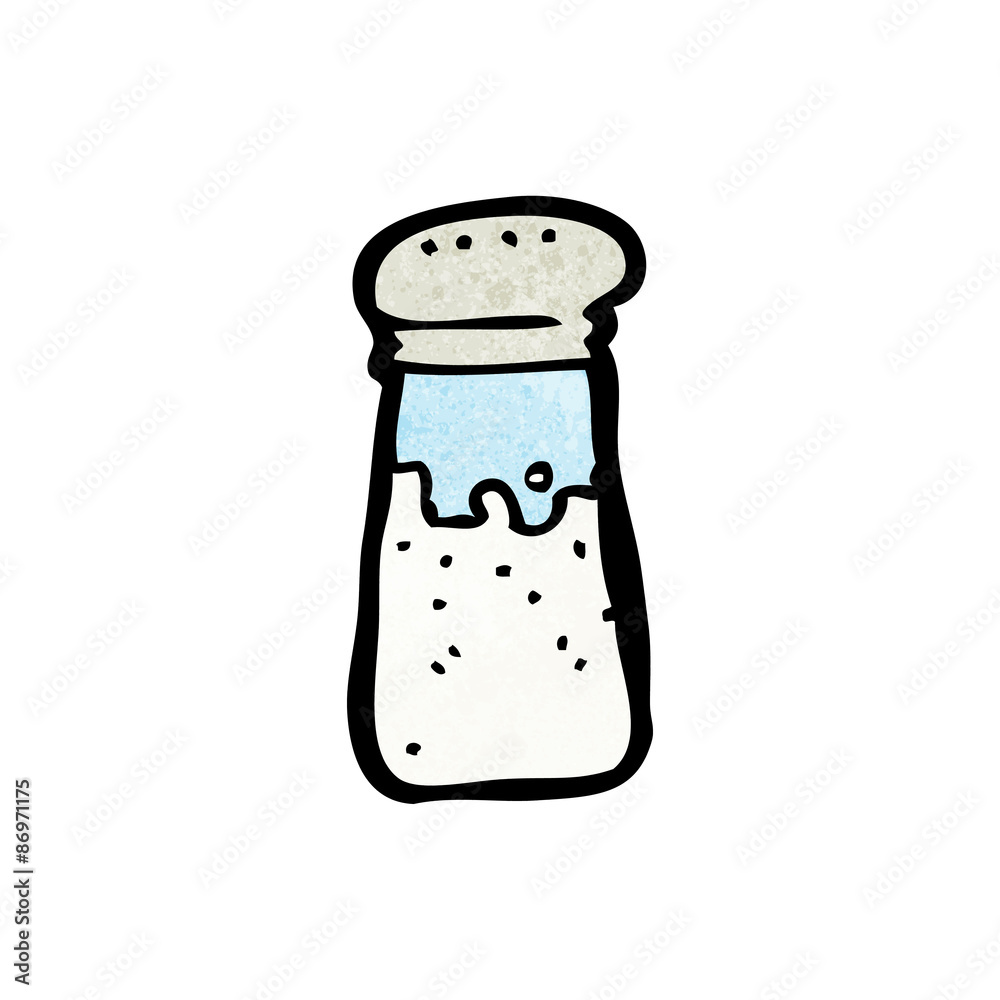 cartoon salt shaker Stock Vector | Adobe Stock