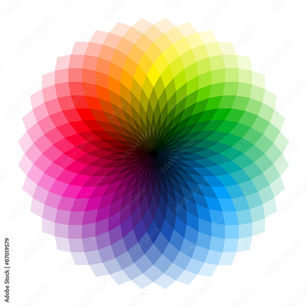 Color wheel Stock Vector | Adobe Stock