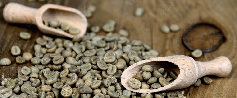 Grüne Kaffeebohnen Rohkaffee Stock-Foto | Adobe Stock