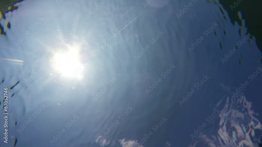 Sun, Underwater and Water Surface, 4k Stock Video | Adobe Stock