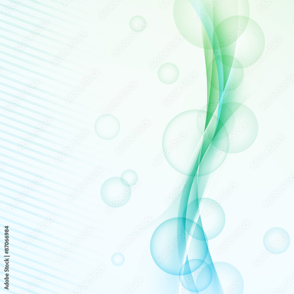 Bright abstract modern bubble layout Stock Vector | Adobe Stock