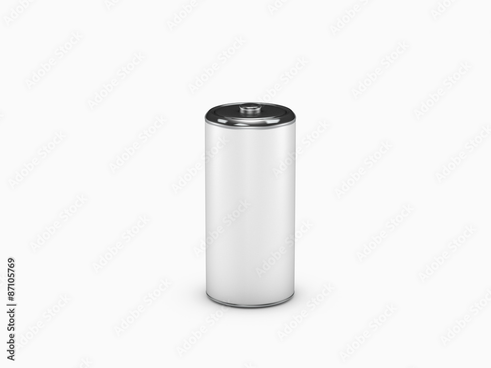 battery on white background Stock Illustration | Adobe Stock