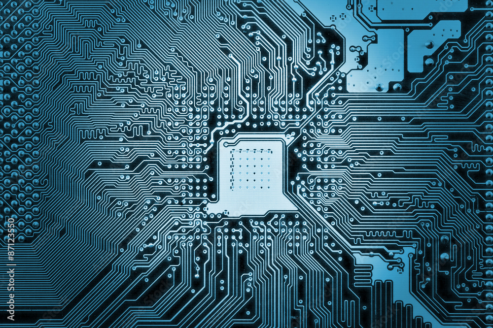 Computer Circuit / Computer electronic circuit motherboard hardware ...