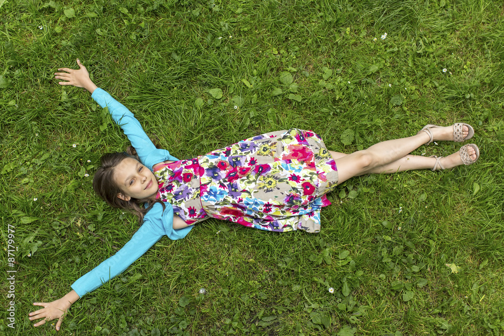 Girl In Grass