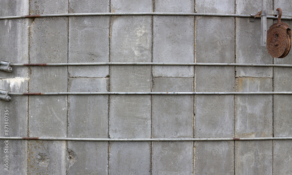 Concrete Block Silo Stock Photo | Adobe Stock