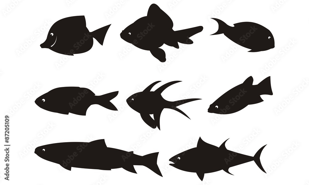 Fish Shape Vector