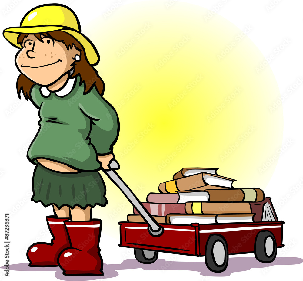 Clipart Two People Pulling A Book