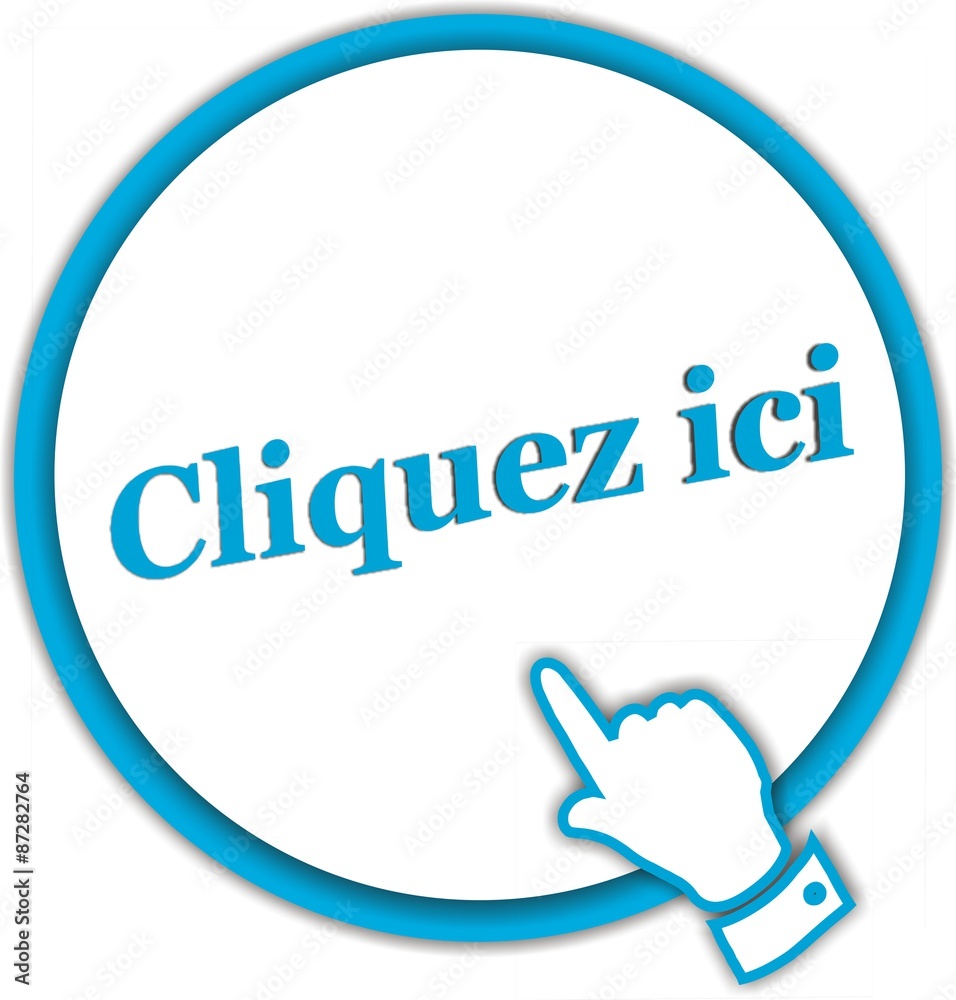 Vecteur Stock bouton cliquez ici | Adobe Stock