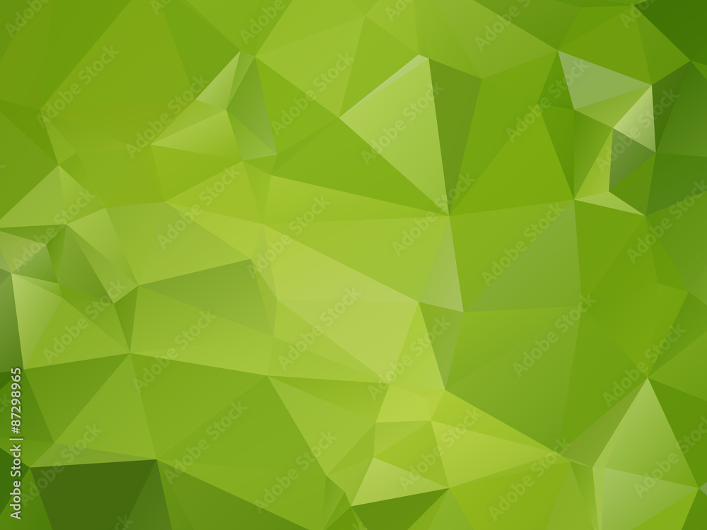 Green Triangular Triangle Abstract Background Stock Vector | Adobe Stock