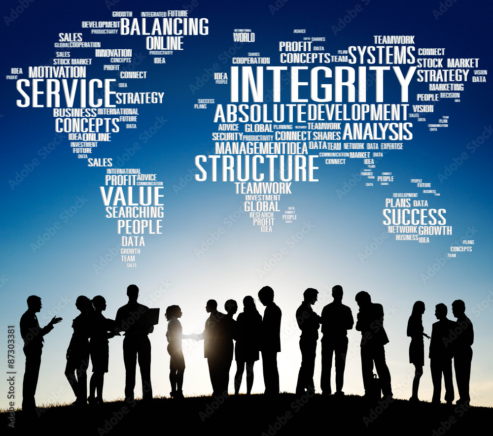 Integrity Structure Service Analysis Value Service Concept Stock-Foto ...