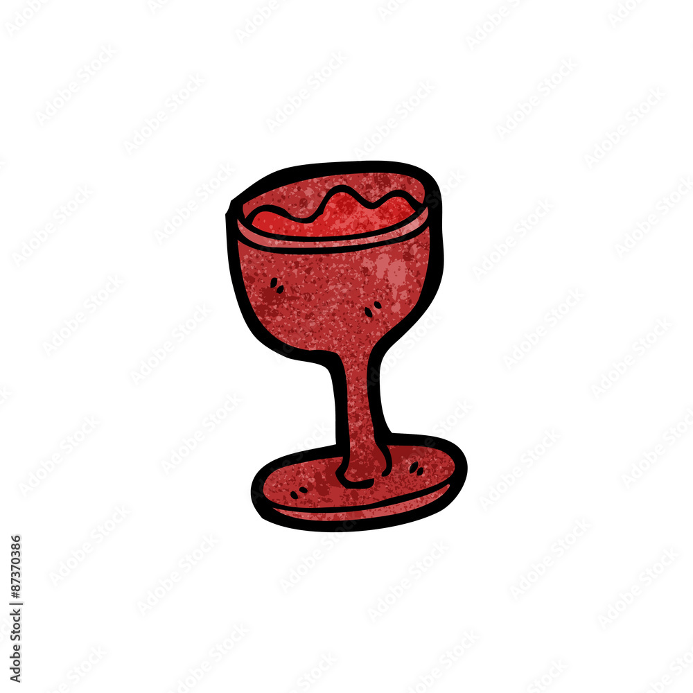 cartoon wine glass Stock Vector | Adobe Stock