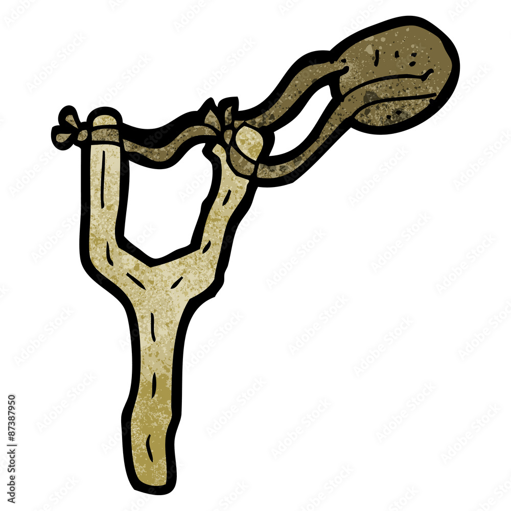 cartoon catapult Stock Vector | Adobe Stock