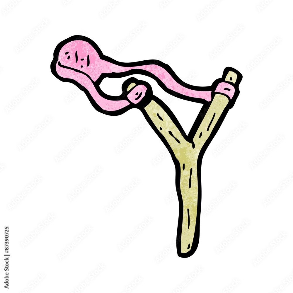 cartoon catapult Stock Vector | Adobe Stock