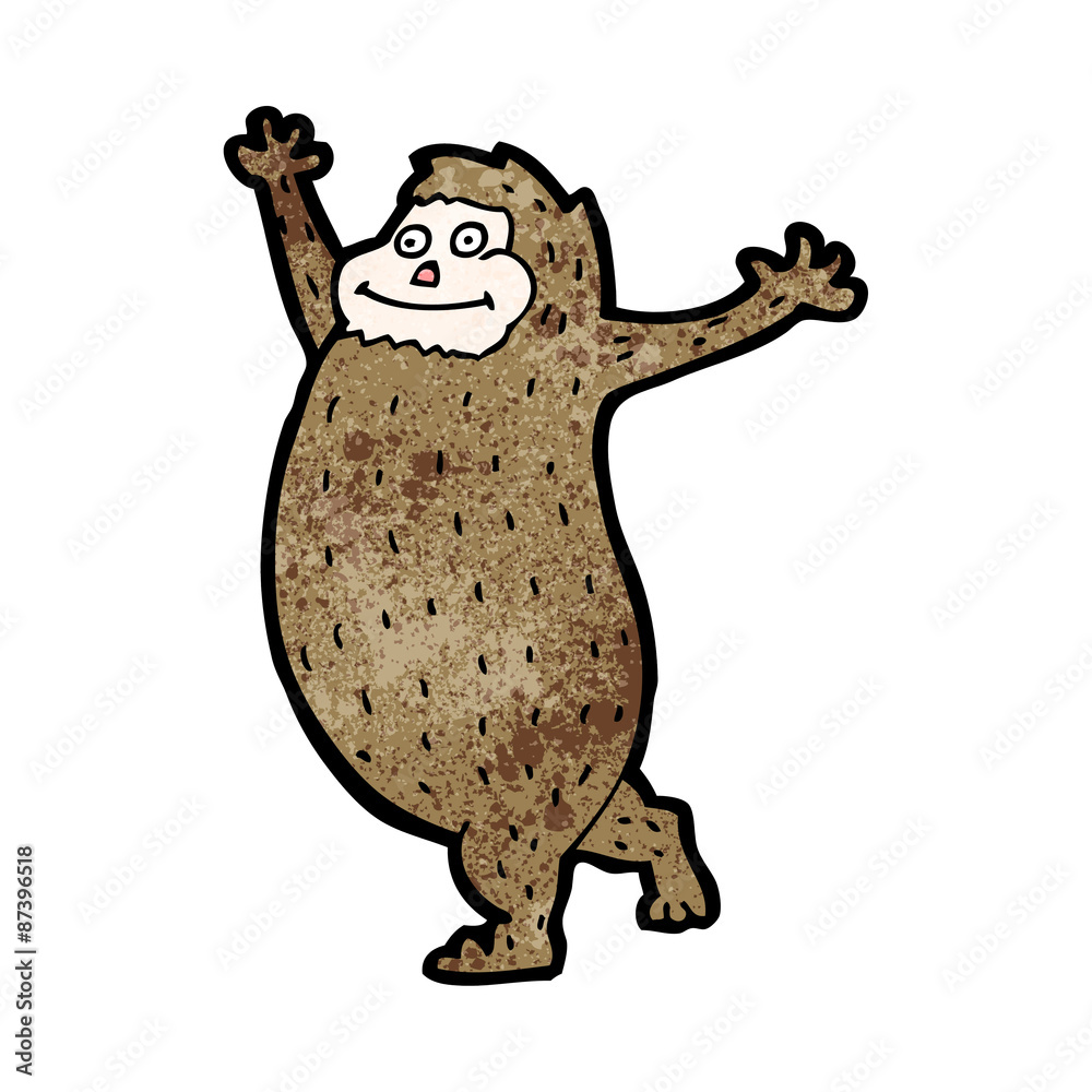 cartoon big foot Stock Vector | Adobe Stock