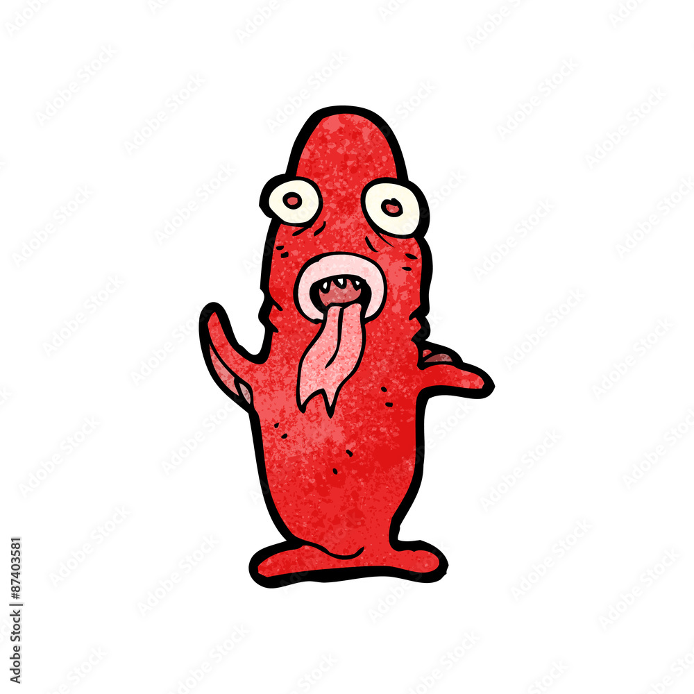 cartoon ugly fish Stock Vector | Adobe Stock
