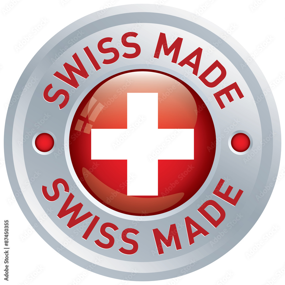 swiss made icon Stock Vector | Adobe Stock