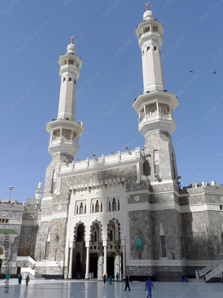 Masjid Al Haram Exterior in Mecca Saudi Arabia Stock Photo | Adobe Stock