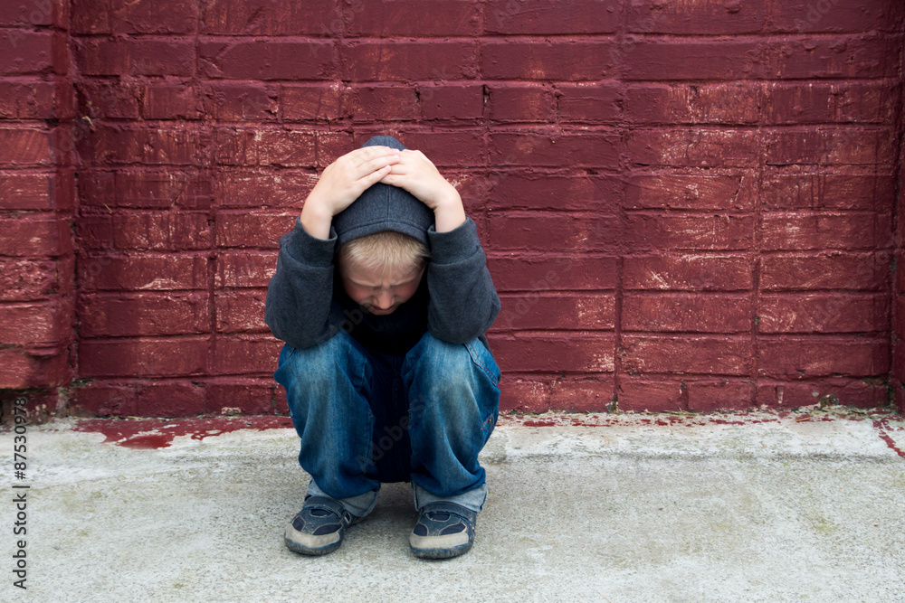 Depressed child Stock Photo | Adobe Stock
