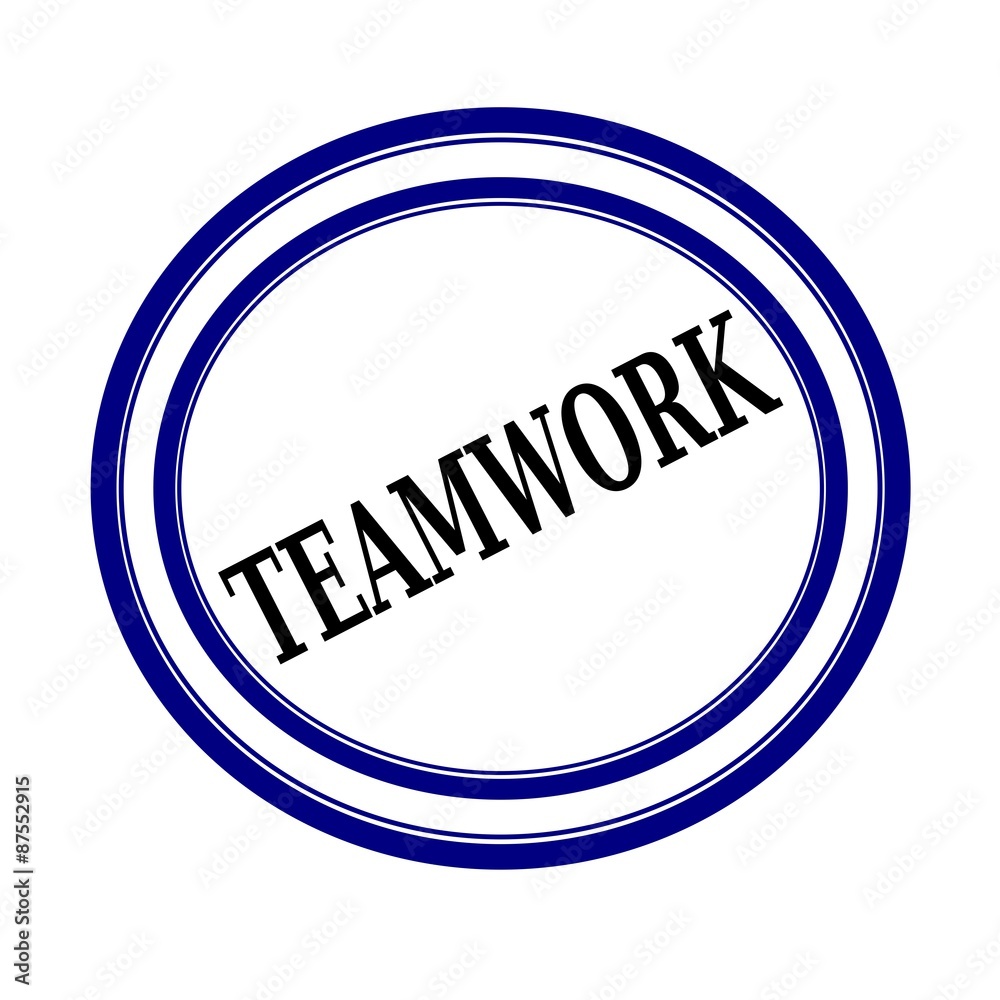 TEAMWORK black stamp text on white Stock Illustration | Adobe Stock