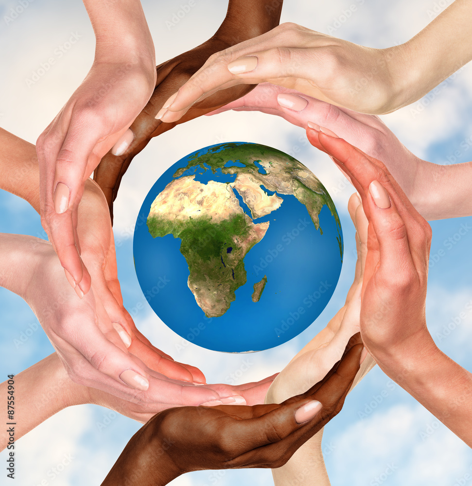 Symbol of the Earth globe Stock Photo | Adobe Stock