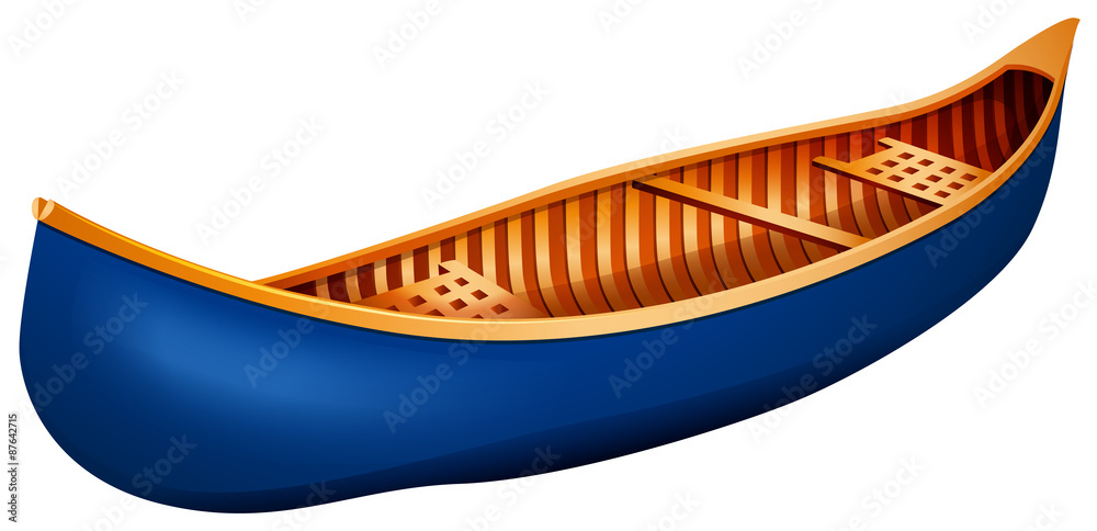 Canoe Stock Vector | Adobe Stock