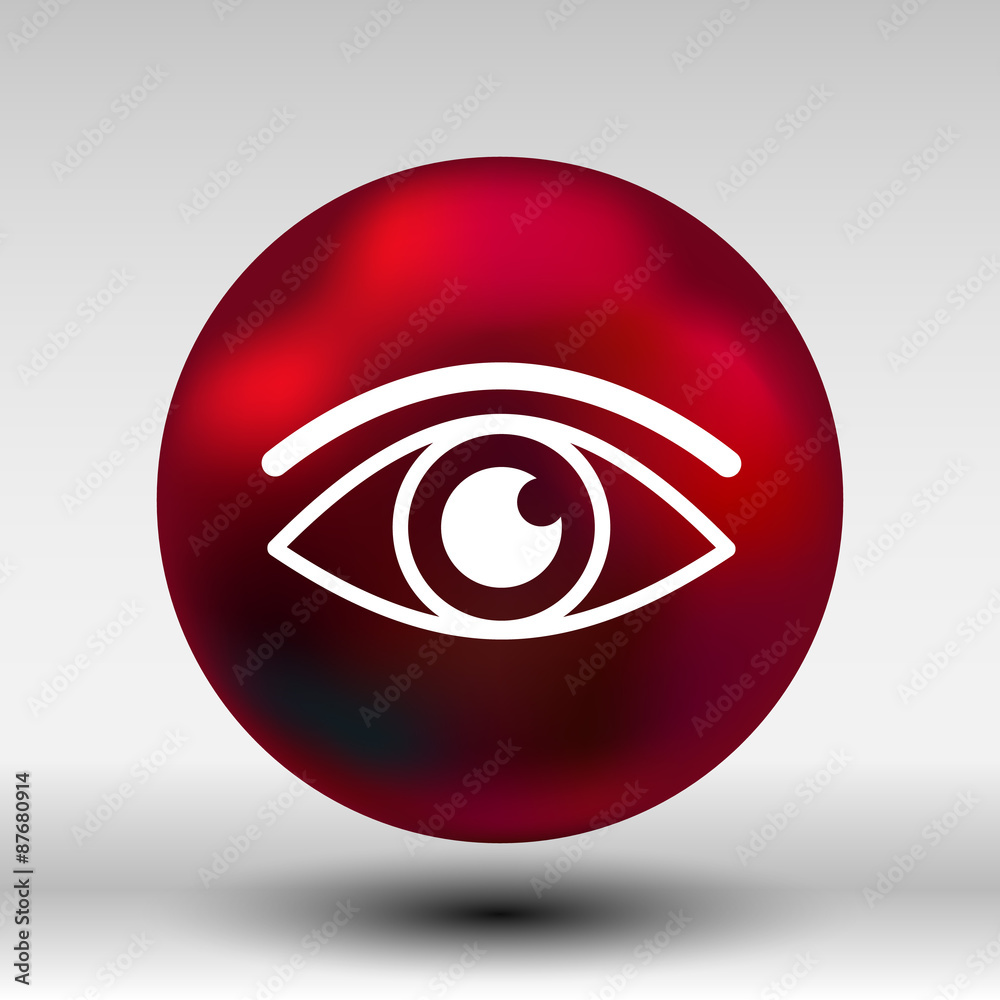 Eye icon vector vision symbol look graphic pictogram Stock Vector ...