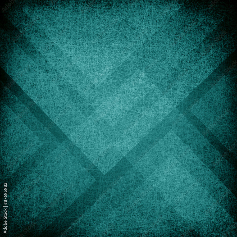 teal blue green background design with angles and triangles in layered ...